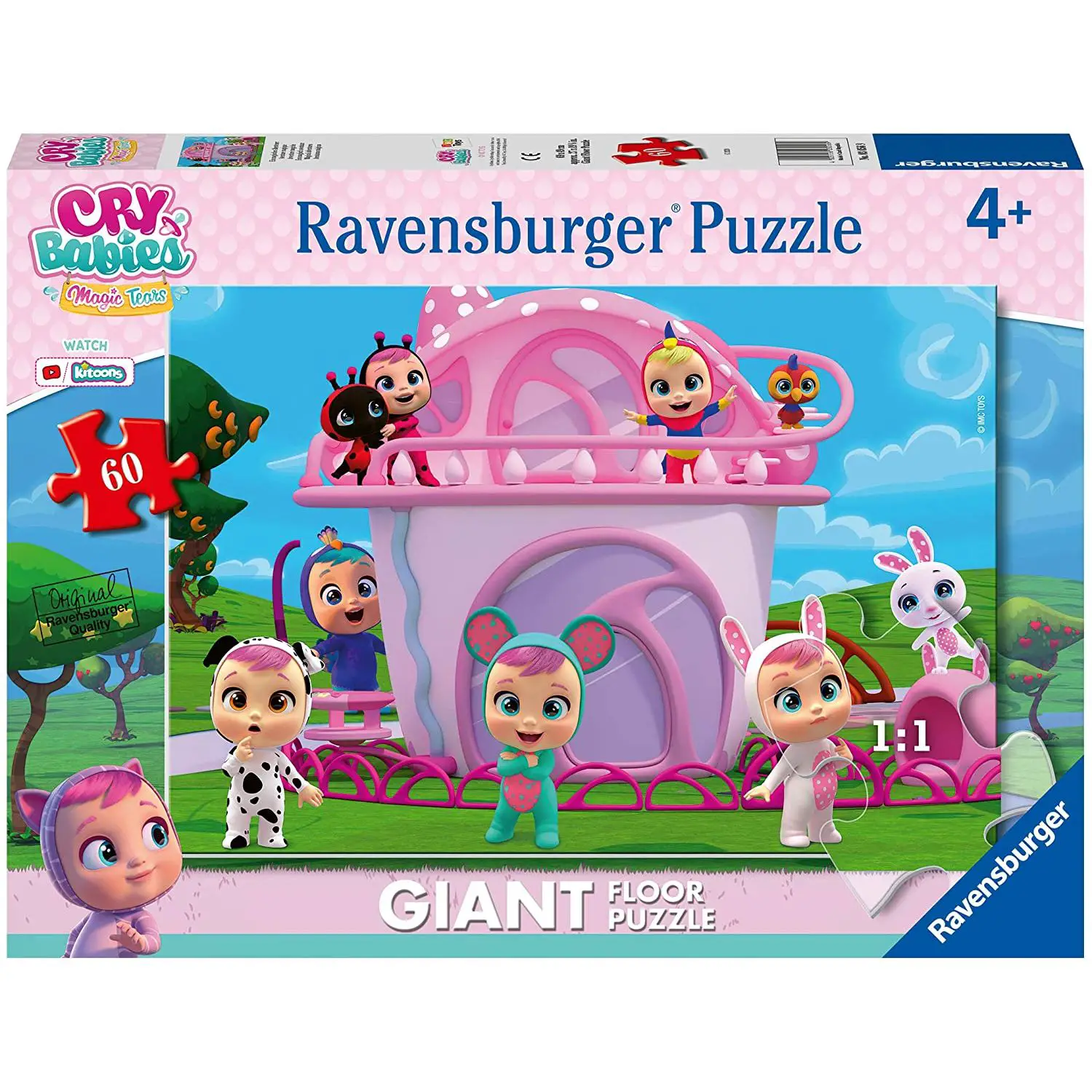 PUZZLE 60 PZ GIANT CRY BABIES RAVENSBURGER - 03056